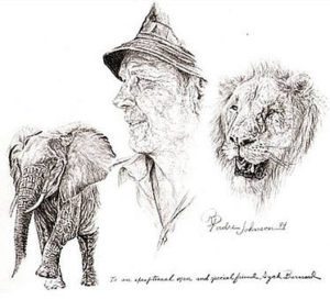 Cowboy Ray Sketches Safari Leader April 1984